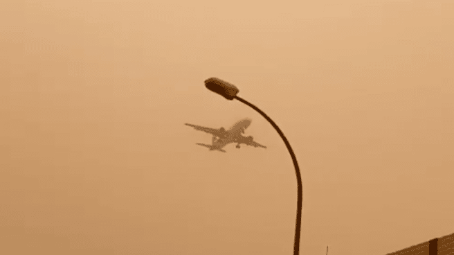 Una densa calima obliga a desviar tres vuelos que se dirigían a Lanzarote