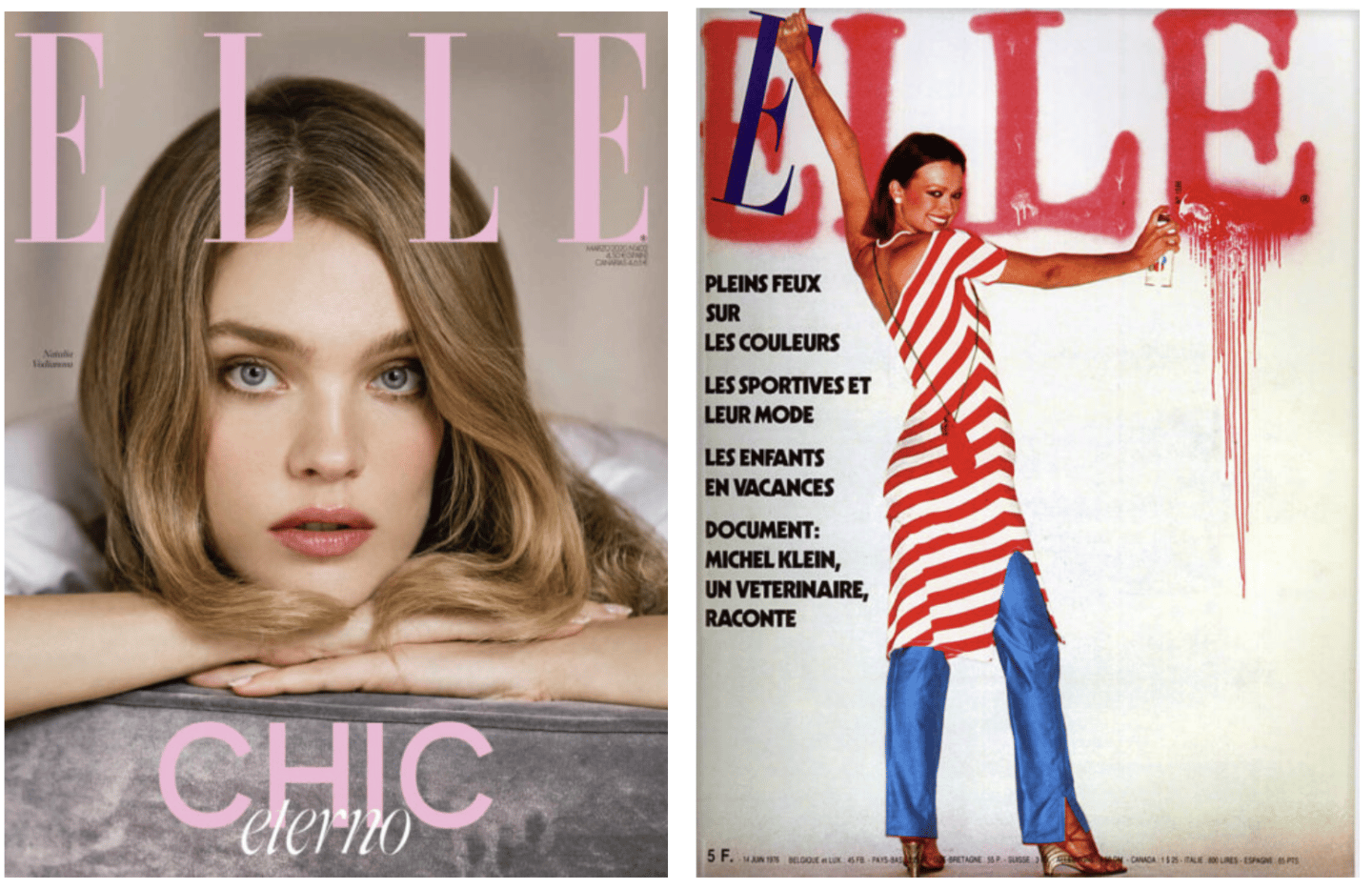 La revista ‘ELLE’ recorre sus 75 años de historia con las portadas más ...
