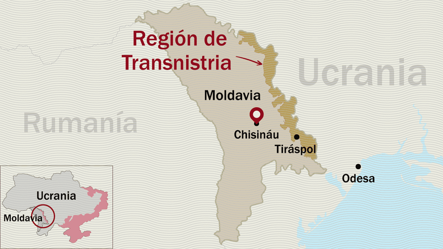 Transnistria, la región satélite prorrusa de Moldavia, amenaza ...