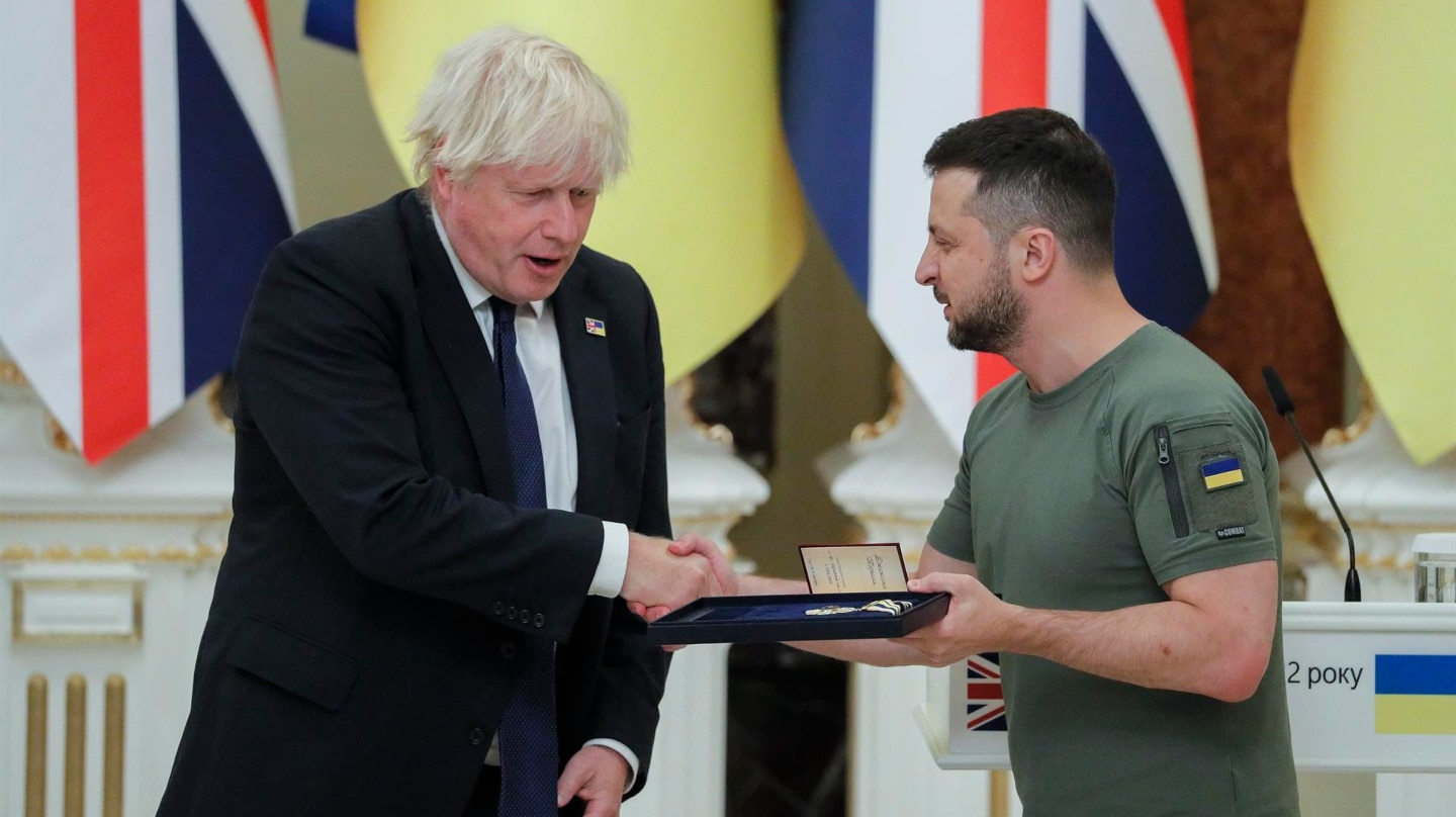 Boris Johnson visita Kiev por sorpresa en una nueva muestra de apoyo de ...