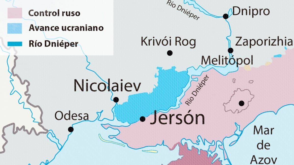 Ucrania se apunta una victoria clave al recuperar la ciudad de Jersón