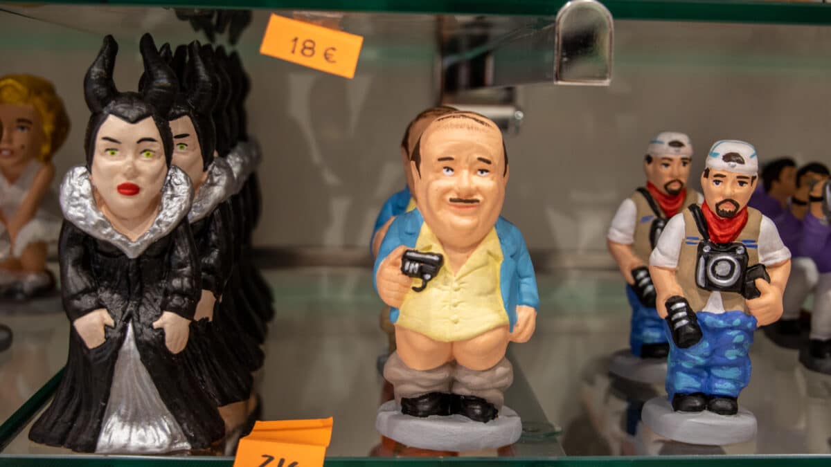 Así es la tienda de caganers catalanes en el centro de Madrid