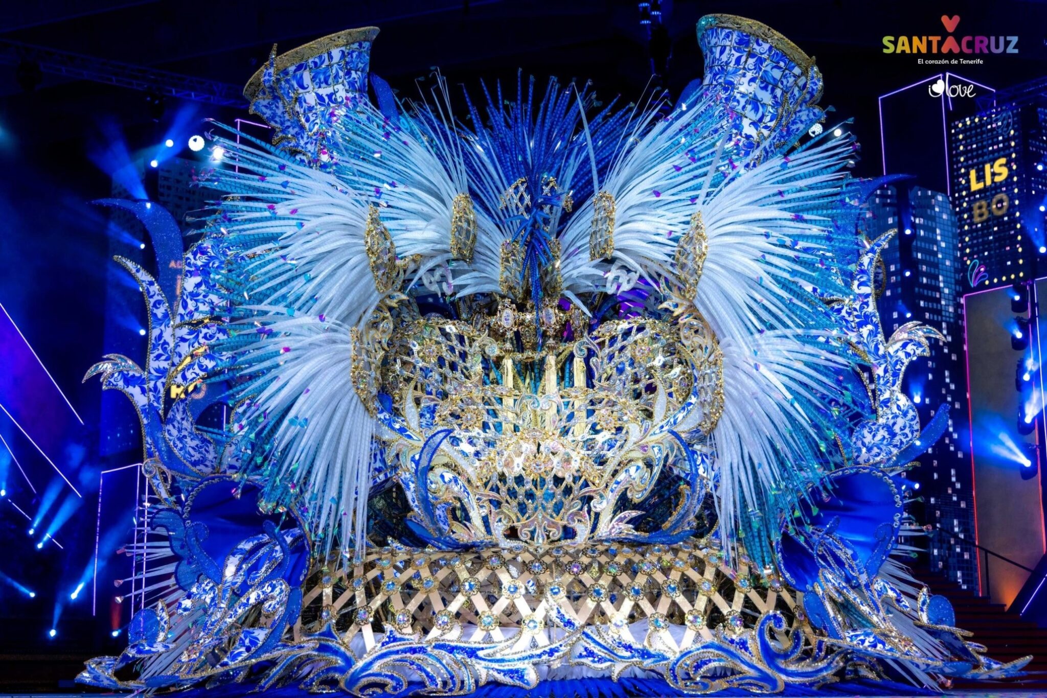 Adriana Peña, reina del Carnaval de Santa Cruz de Tenerife