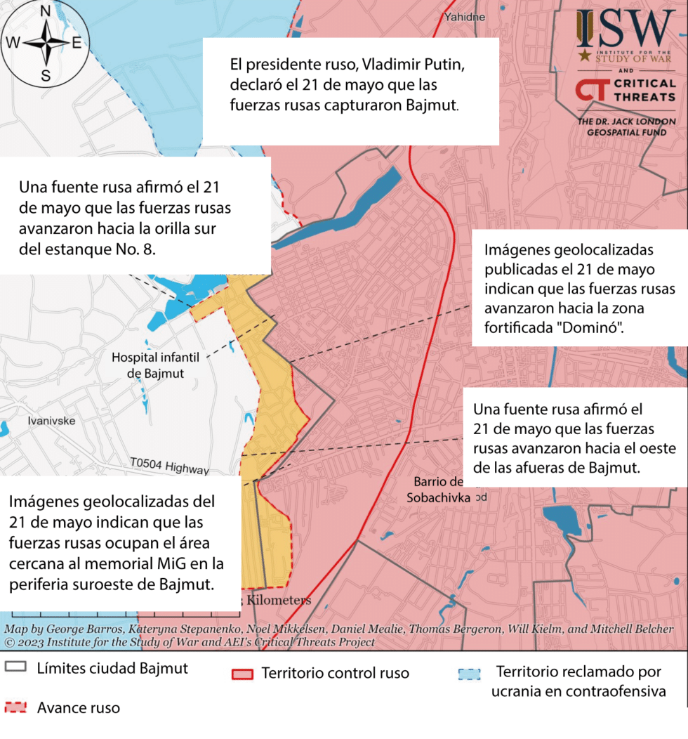 Bajmut, la amarga victoria de Putin