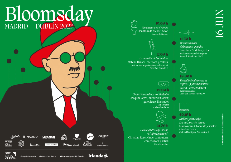 Madrid conmemora el 'Ulises' de Joyce y celebra el Bloomsday al estilo ...
