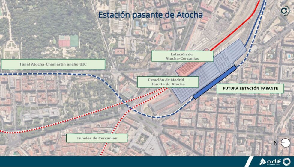 Así quedará la nueva estación subterránea de Atocha para los trenes de alta velocidad