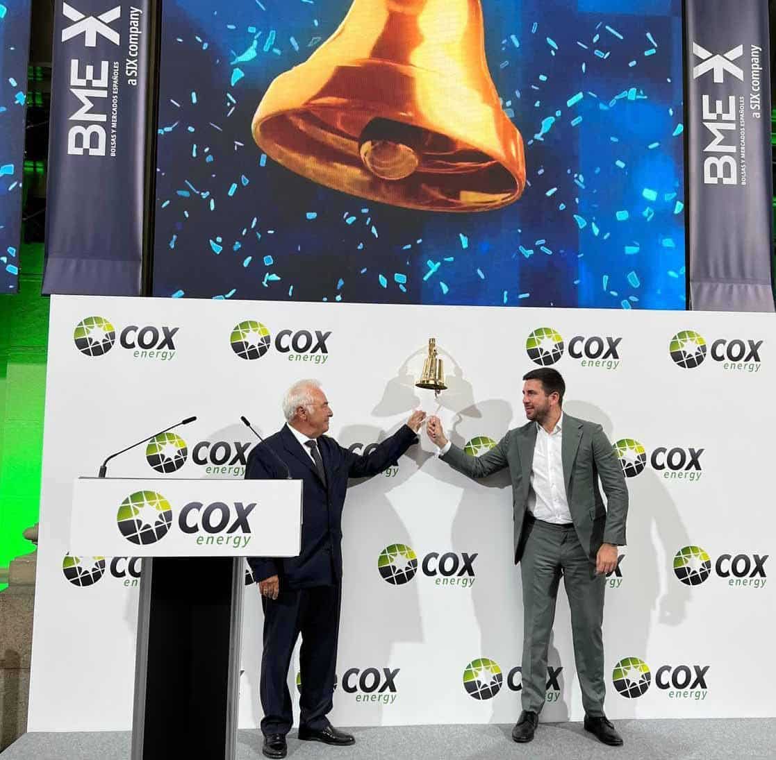 Cox Energy protagoniza el mejor estreno del año tras dispararse un 57% ...