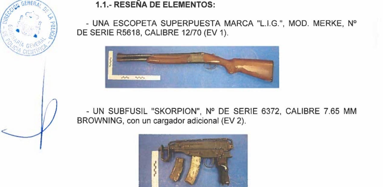 Rolex, coches y armas: el botín del último arrestado de Alcasec