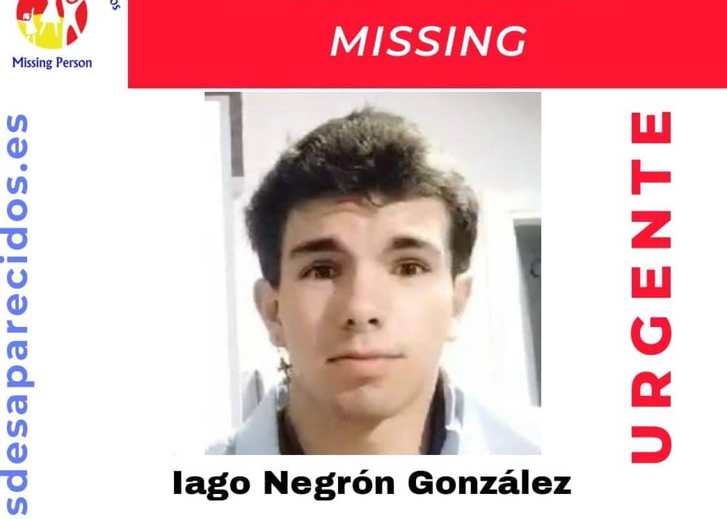 Buscan a Iago Negrón, un joven de 19 años desaparecido en Pozuelo de ...