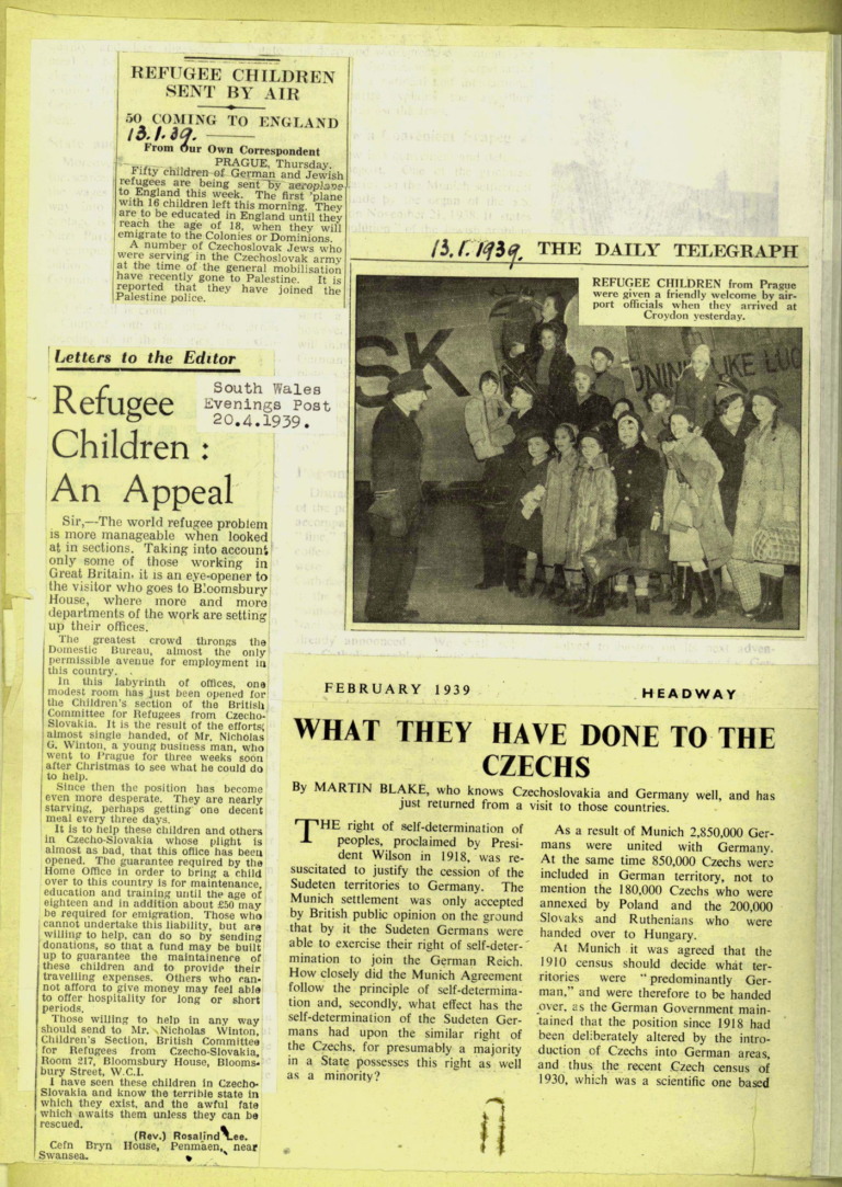 Winton, el ‘Schindler’ británico que salvó a 600 niños de los nazis