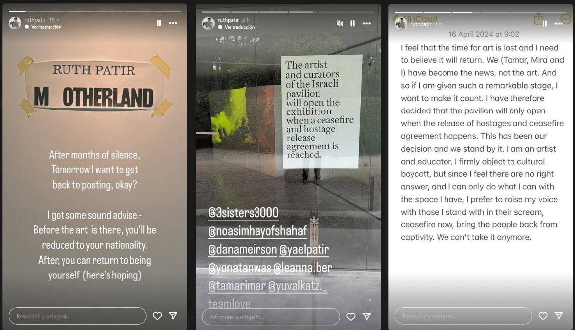 Rebelión en el pabellón israelí de la Bienal de Venecia