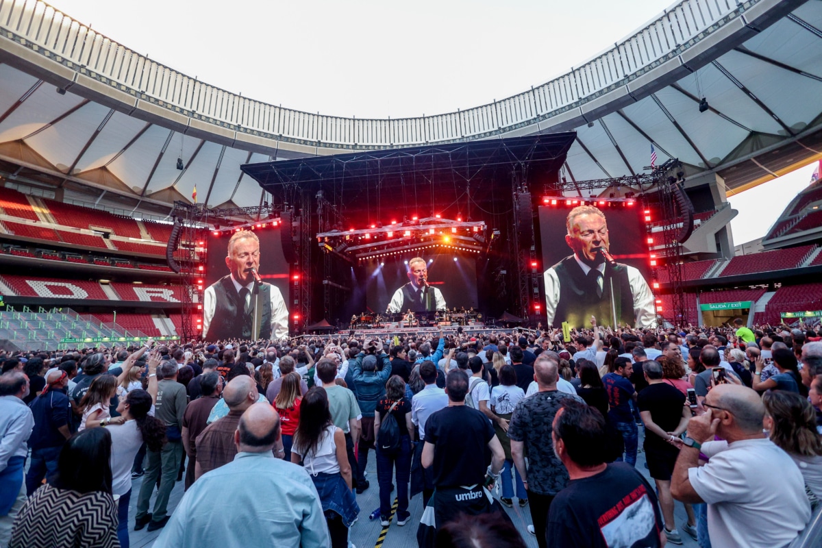 Bruce Springsteen celebra su penúltima gran fiesta en Madrid