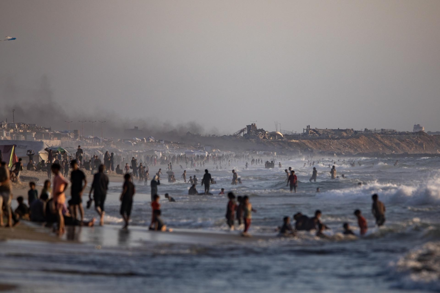 Prohibido disfrutar del mar: última orden de Israel en Gaza