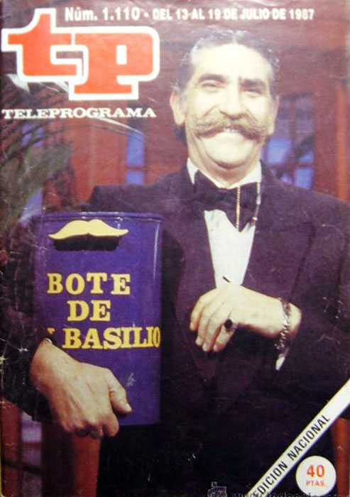 Don Basilio, el bigote más famoso de la televisión española