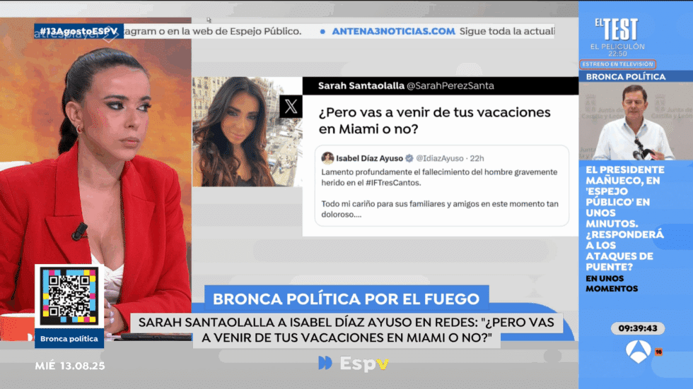 Sarah Santaolalla, la tertuliana de TVE: edad, estudios y pareja