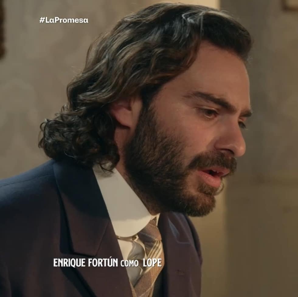Enrique Fortún vuelve a La Promesa como Lope, pero su futuro es incierto